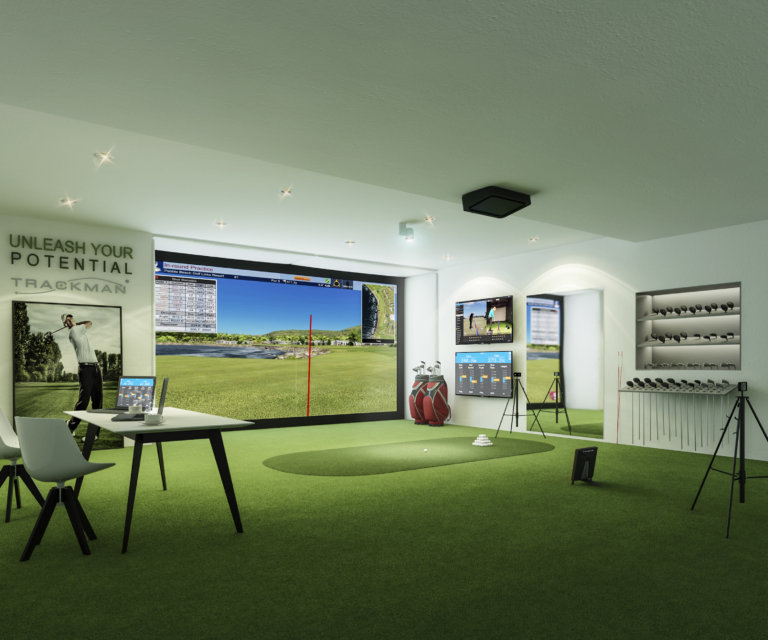 TRACKMAN GOLF HOME STUDIO. Votre simulateur à la maison.
